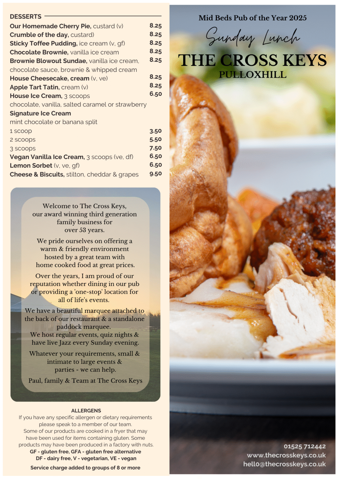 The Cross Keys Pulloxhill - Award Winning Pub and Restaurant